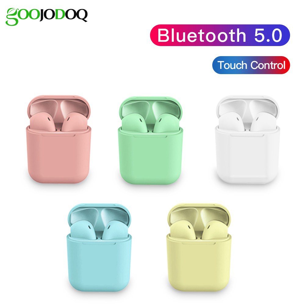 GOOJODOQ TWS i12 inPods 12 Macaron Colors Bluetooth 5.0 Wireless ...