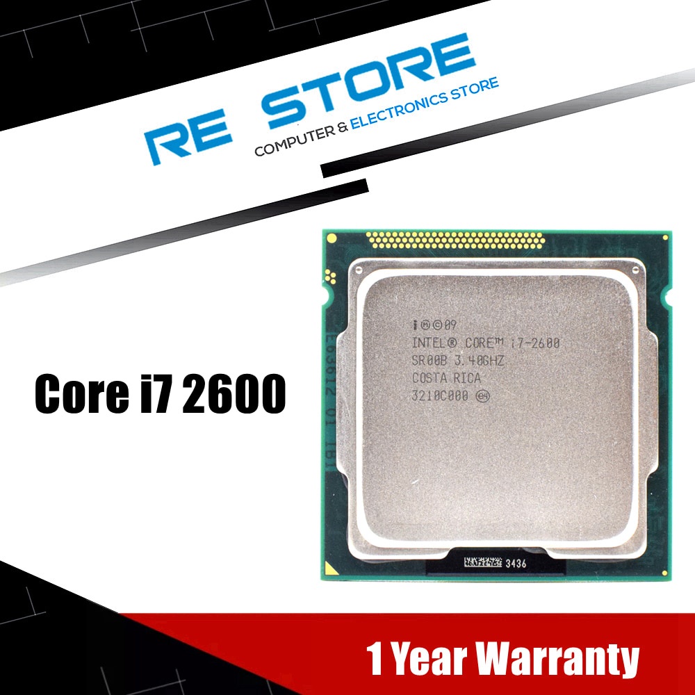 【พร้อมส่ง】intel Core i7 2600 โปรเซสเซอร์ quad core 3.4GHz 8MB 5GT /s sr00b LGA 1155 CPU | Shopee ...