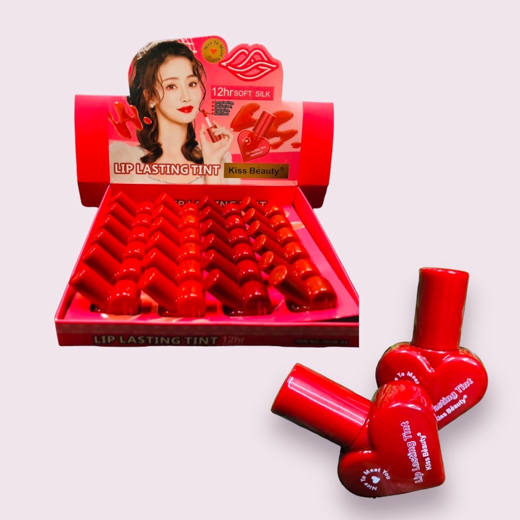No.70538-03 Kiss Beauty ลิปหัวใจ ลิปทินท์ lip lastng tint Nice To Meet You ติดทนนาน 12 ชั่วโมง ...