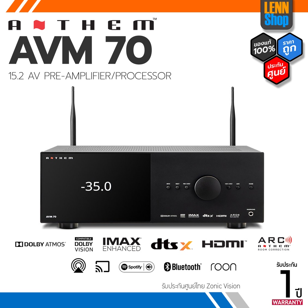 ANTHEM AVM 70 / 15.2 A/V PRE-AMPLIFIER/PROCESSOR ประกันศูนย์ไทย [ออก ...