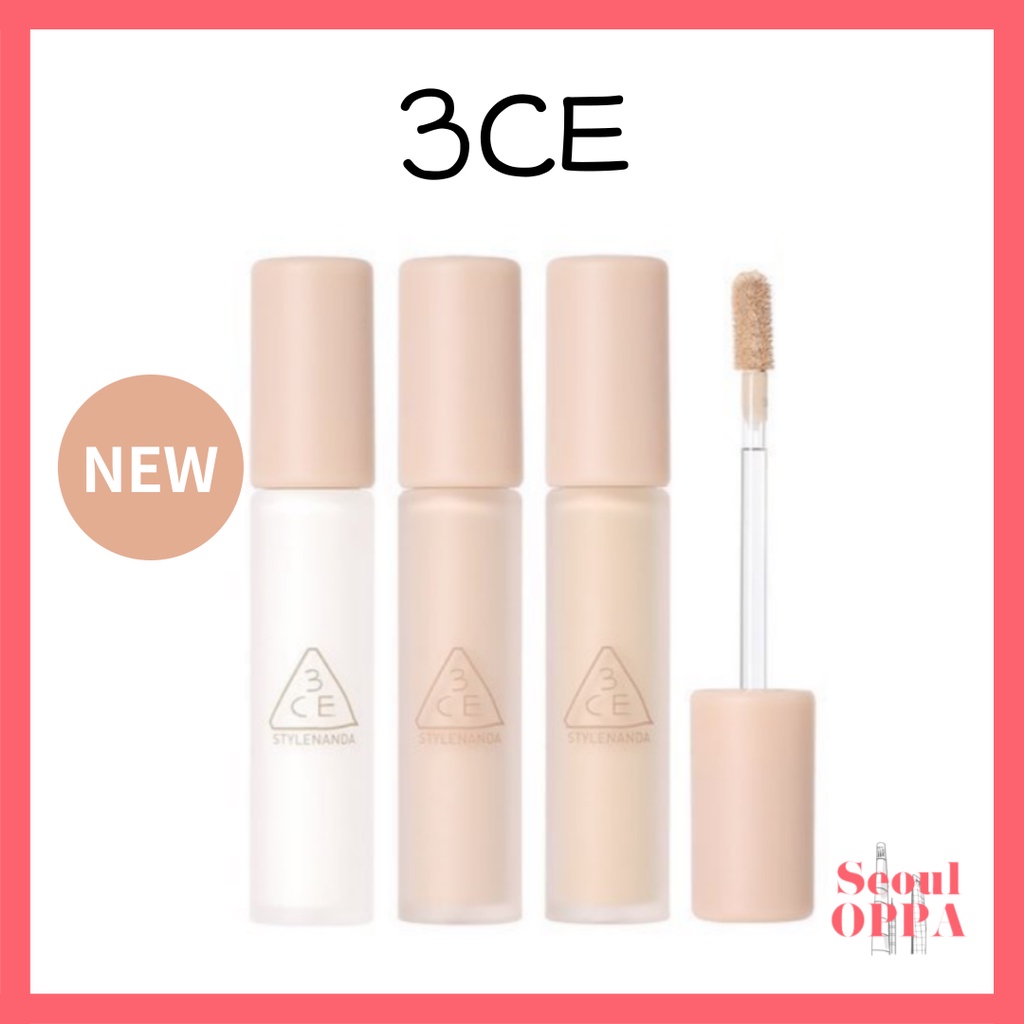 [3CE] Skin Fit Cover คอนซีลเลอร์ เนื้อลิขวิด 5.2g 4.3g 3 สี Liquid ...
