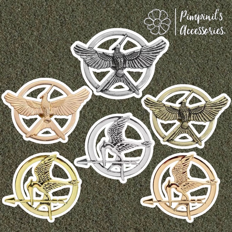 ร้านในไทยพร้อมส่ง : เข็มกลัดเซ็ทนกม็อกกิ้งเจย์ - เกมล่าชีวิต ...