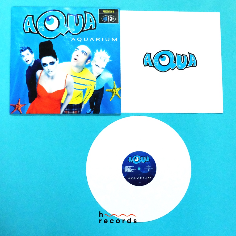 (ส่งฟรี) แผ่นเสียง Aqua - Aquarium (25th Anniversary Limited White Vinyl) | Shopee Thailand