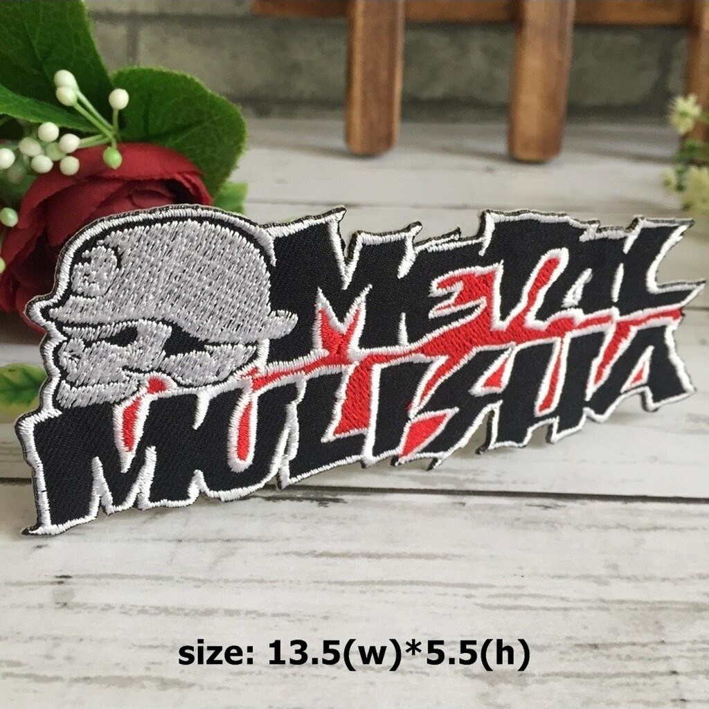 Metal Mulisha ตัวรีดติดเสื้อ อาร์มรีด อาร์มปัก ตกแต่งเสื้อผ้า หมวก ...