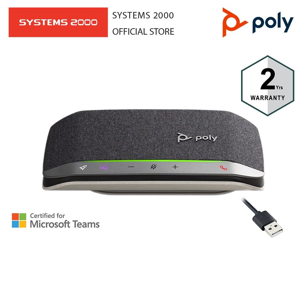 Plantronics Poly Speakerphone ลำโพงบลูทูธสำหรับการประชุม POLY SYNC 20 ...