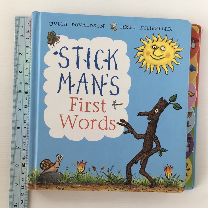 Stick Mans First Words by Julia Donaldson หนังสือภาษาอังกฤษบอร์ดบุ๊คมือ ...