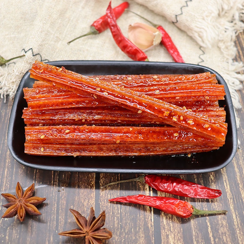 fasimiyu สุทธิแดงเผ็ดบาร์ขายส่งมีดใหญ่เนื้อชิ้นเผ็ดกลูเตน 70g รสชาติในวัยเด็กขนมขบเคี้ยวแพ็ค ...