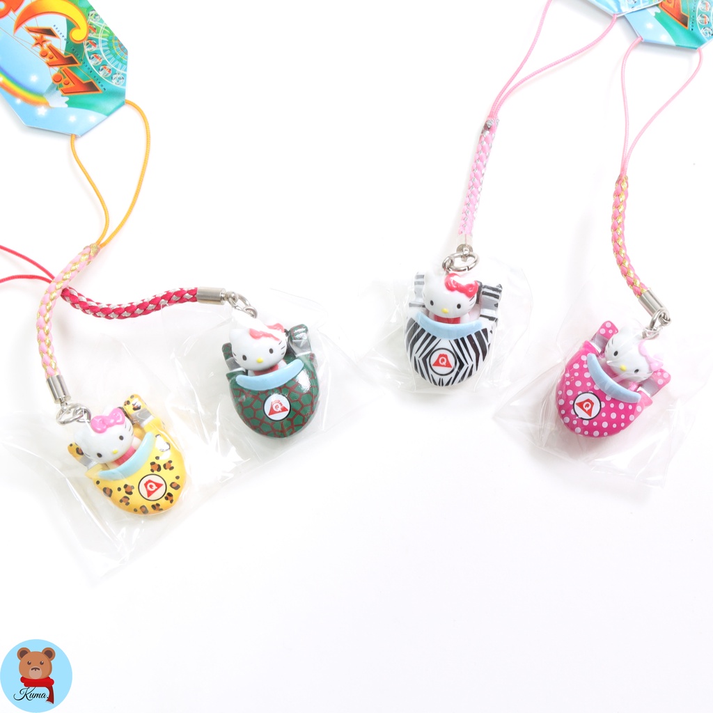 Hello Kitty Fujikyu Dodonpa Strap Roller Coaster keychains Japan🇯🇵พวง ...