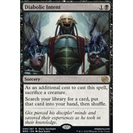 Diabolic Intent การ์ด Magic The Gathering ของแท้ จากชุด The Brothers ...