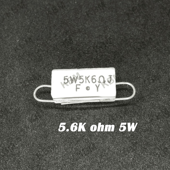 Resistor ตัวต้านทาน 5.6K ohm 0.25W 0.5W 1W 2W 5W 10W | Shopee Thailand
