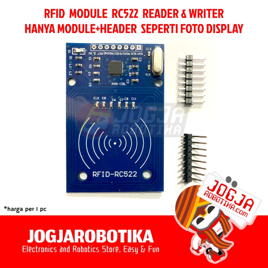 Rfid RC522 READER+WRITER - เฉพาะโมดูล + ไฟหน้าตามจอแสดงผล | Shopee Thailand