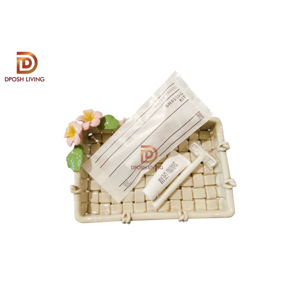 ชุดโกนหนวด ครีมโกนหนวด Razor+cream Set ของใช้ในโรงแรม ห้องพัก แพ็คพร้อม ...