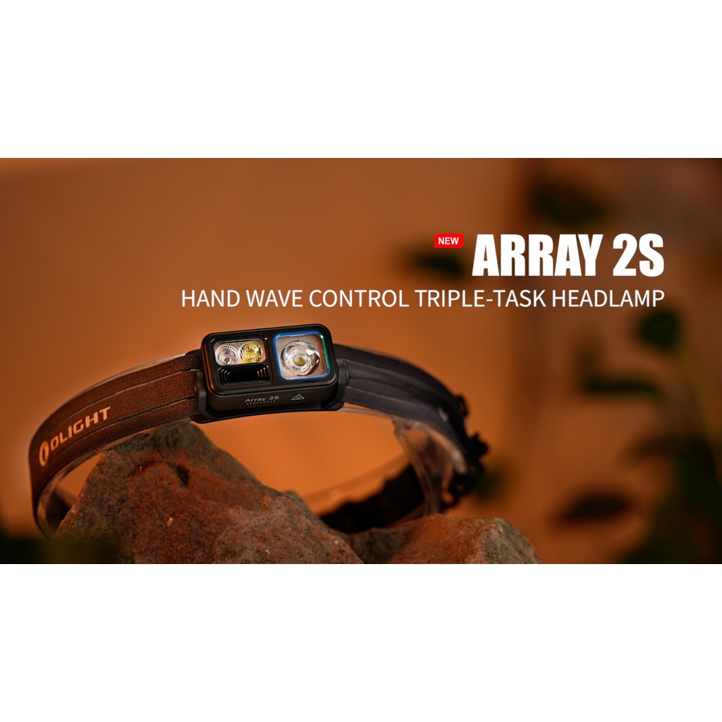 ไฟฉายคาดหัว Olight Array 2S ชาร์จ USB-C | Shopee Thailand