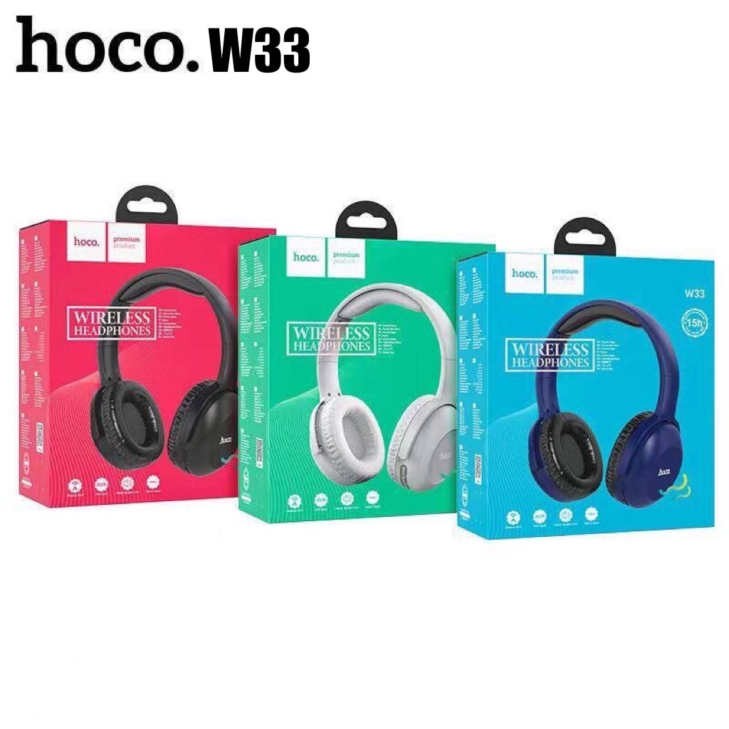 Hoco W33 หูฟังบลูทูธ Journey wireless headphones.รุ่นใหม่ล่าสุด แท้100% | Shopee Thailand