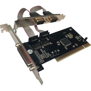 PCI to 2 Serial + 1 Parallel Port Combo Card, DB-9 RS-232 DB-25 Card for PC / Desktop / Addtinal ...