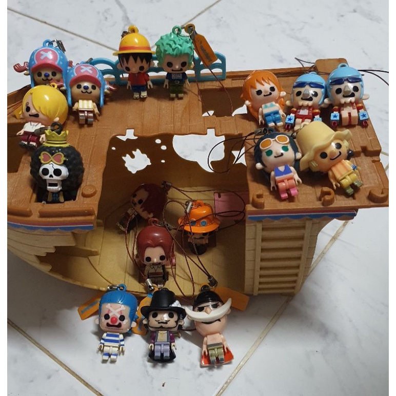 One Piece วันพีช Block Collection พวงกุญแจ @งานมือสอง | Shopee Thailand