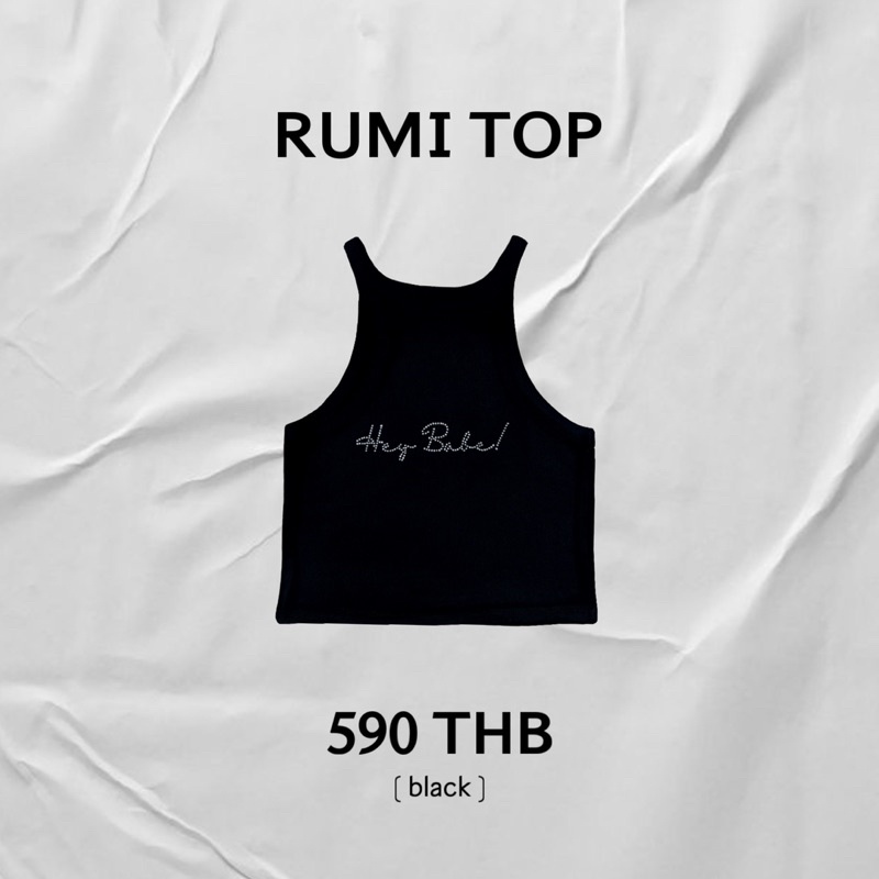 RUMI TOP (เสื้อปักเพชร) | Shopee Thailand