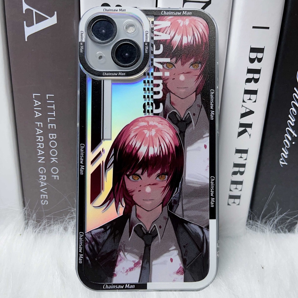 Chainsaw Man Phone case Power new Denji anime Mitaka Asa Transparent ...