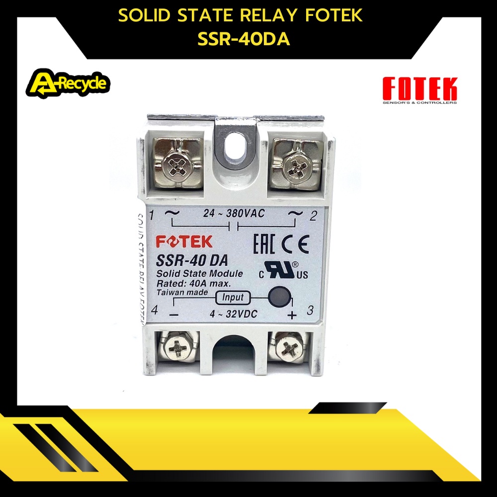 SOLID STATE RELAY FOTEK SSR-40DA | Shopee Thailand