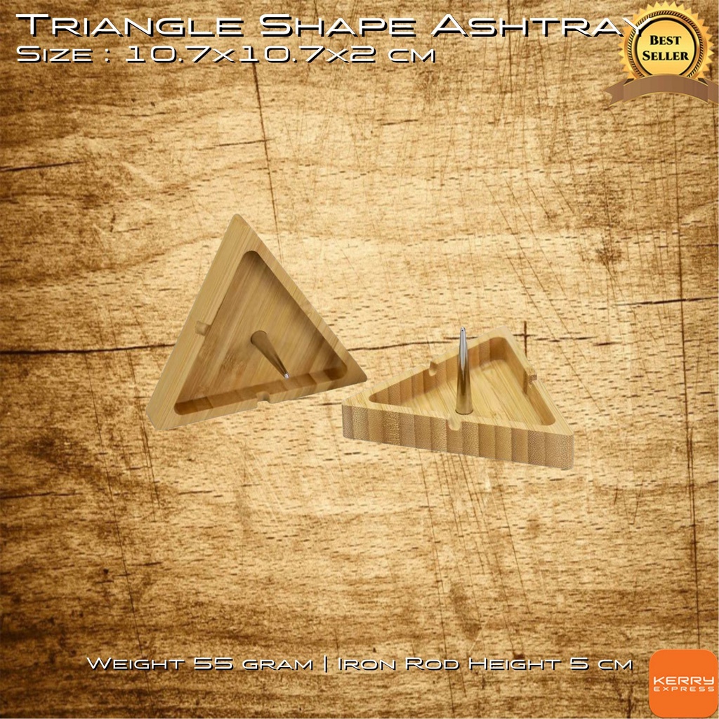 Triangle Shape Ashtray 10.7x10.7x2 cm | Shopee Thailand