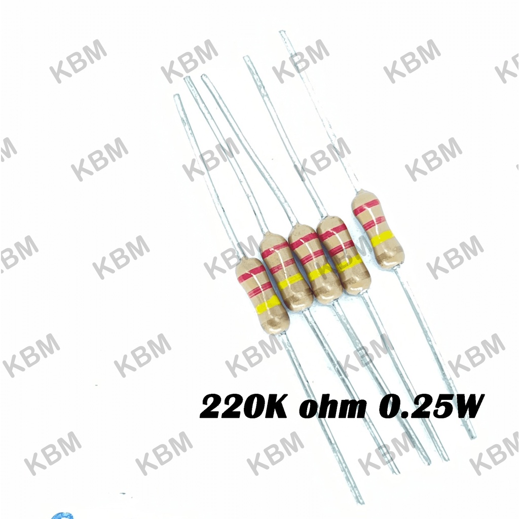Resistor ตัวต้านทาน 220Kohm 0.25W 0.5W 1W 5W SMD | Shopee Thailand