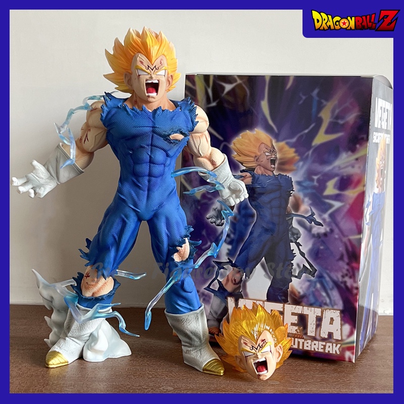 Dragon Ball Z Majin Vegeta Figure 26cm Self Destruction Anime Figures ...