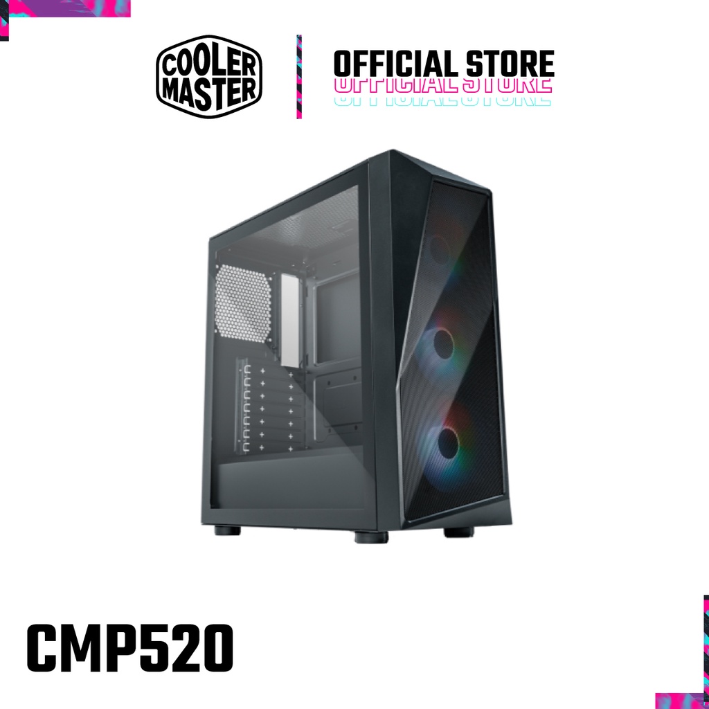 Cooler Master Case CMP520 ARGB เคสคอมพิวเตอร์ (CP520-KGNN-S00) | Shopee Thailand