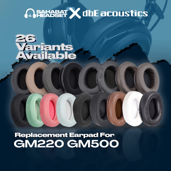 แผ่นโฟมฟองน้ําครอบหูฟัง สําหรับ Acoustics GM220 GM500 GM 220 GM 500 ...