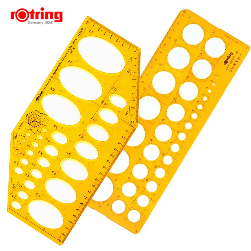 Rotring Ellipularse Template/1-30 มม. Circular Template เครื่องมือวาด ...