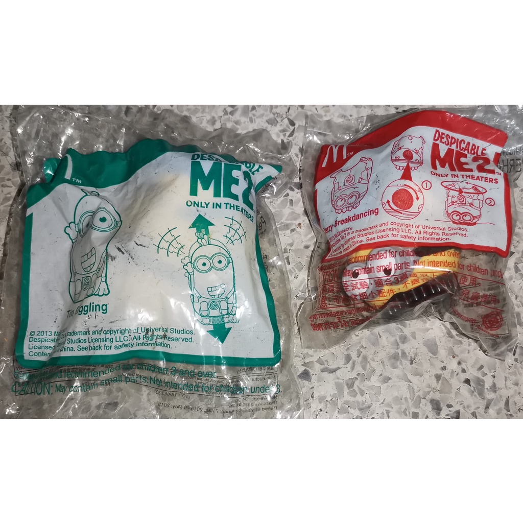 ของเล่น ของสะสม Happy Meal จาก McDonald’s ชุด Despicable ME2 | Shopee Thailand