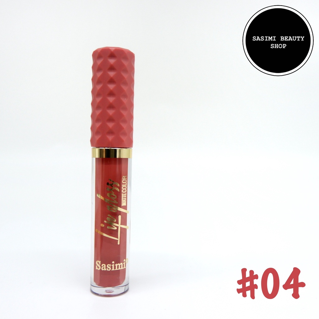 SASIMI Lip Matte Color ลิปจิ้มจุ่มเนื้อแมทต์ สีสวย เกลี่ยง่าย ติดทนนาน ...