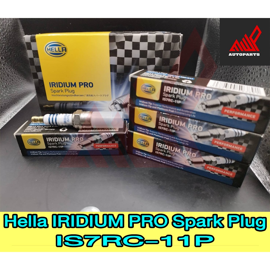 หัวเทียน Hella IRIDIUM PRO Spark Plug (IS7RC-11P) | Shopee Thailand