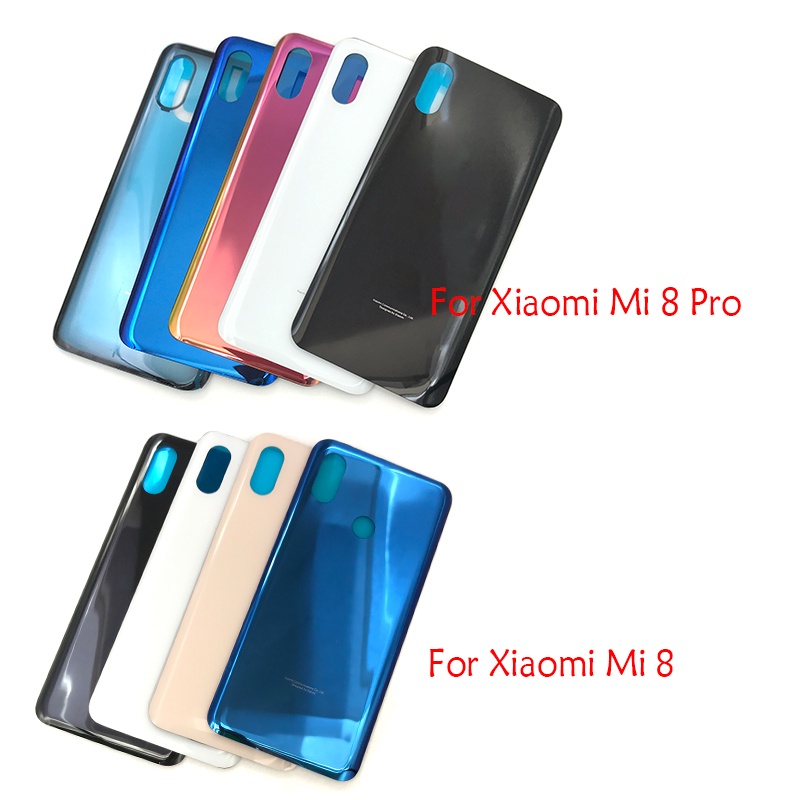 ฝาครอบด้านหลังแบตเตอรี่ พร้อมกาว โลโก้ สําหรับ Xiaomi Mi8 Mi 8 Pro 8Pro | Shopee Thailand