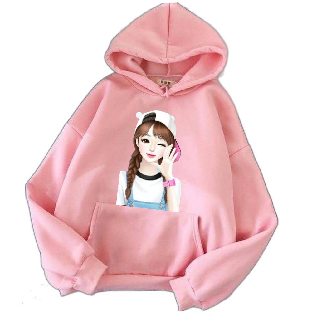 Katun Zepeto girls Hoodie Jumper ล่าสุดหมวกเสื้อกันหนาว Hudi อะนิเมะ Zepeto เด็กผู้หญิงผ้าฝ้ายขน ...
