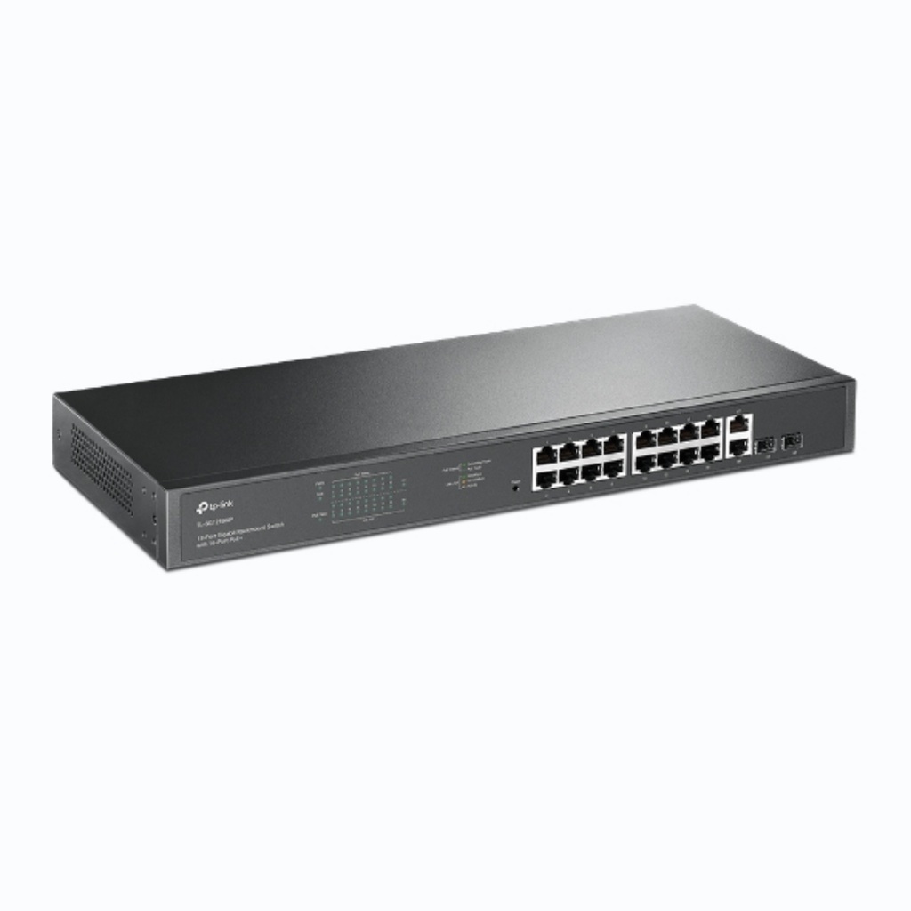 TL-SG1218MP Tplink สวิตซ์ 18-Port Gigabit Rackmount Switch with 16-Port ...