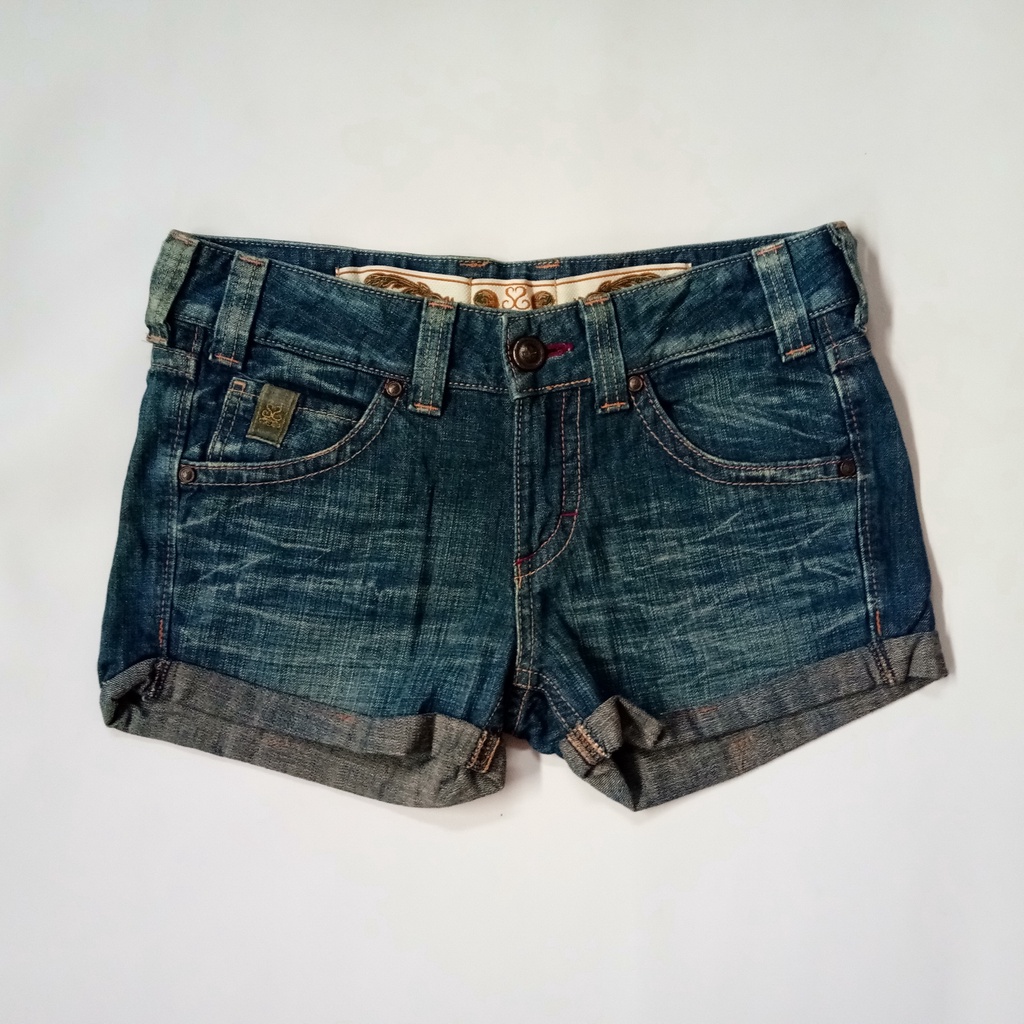 กางเกงยีนส์ขาสั้น Edwin something Jeans เอว32" สวยๆ มือ2 ป้ายหนัง ...