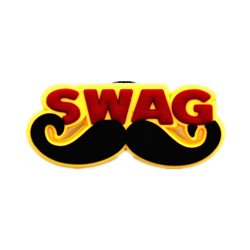 Jibbitz อุปกรณ์เสริมหัวเข็มขัด PVC สําหรับตกแต่งรองเท้า Crocs SWAG ...