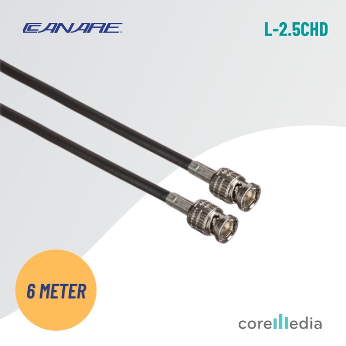 Canare L2.5CHD 3G-SDI / HD-SDI COAXIAL CABLE พร้อมชาย BNC - 6 เมตร | Shopee Thailand