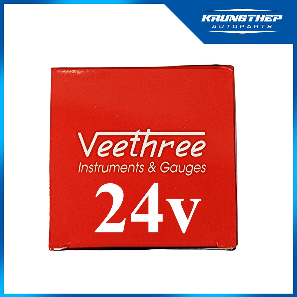 เกจ์ความร้อนไฟฟ้า 12v และ 24v Gauges (ยี่ห้อ Veethree) | Shopee Thailand