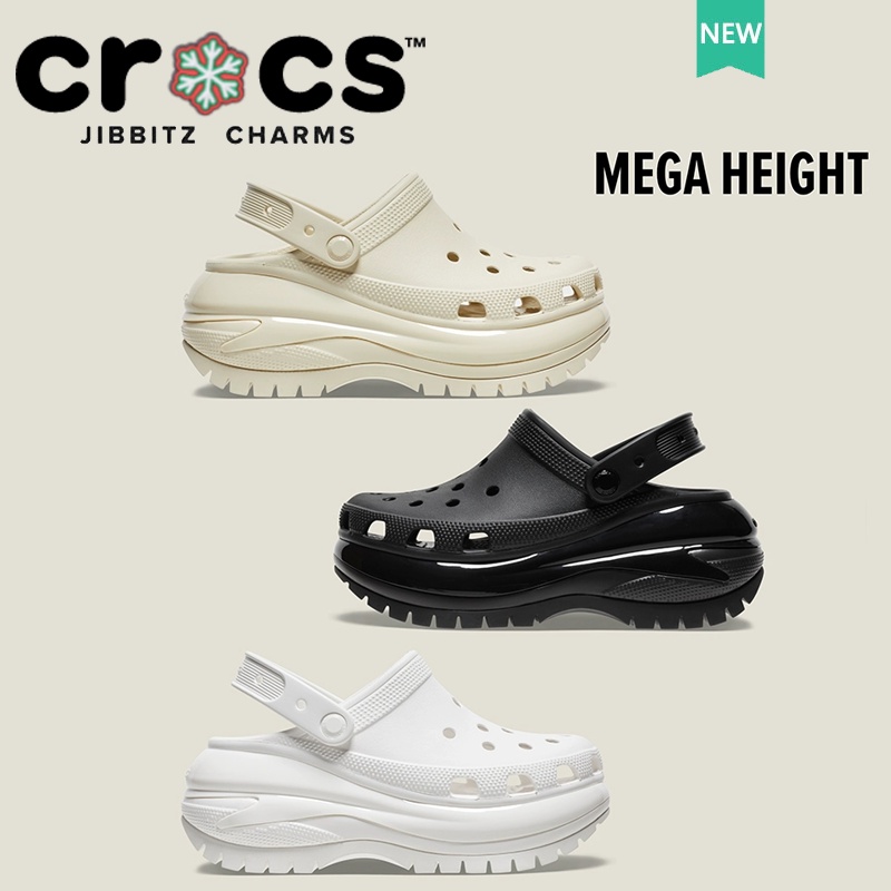 cross แท้ cross CLASSIC MEGA CRUSH CLOG สําหรับผู้หญิง รองเท้าแตะส้นหนา ...