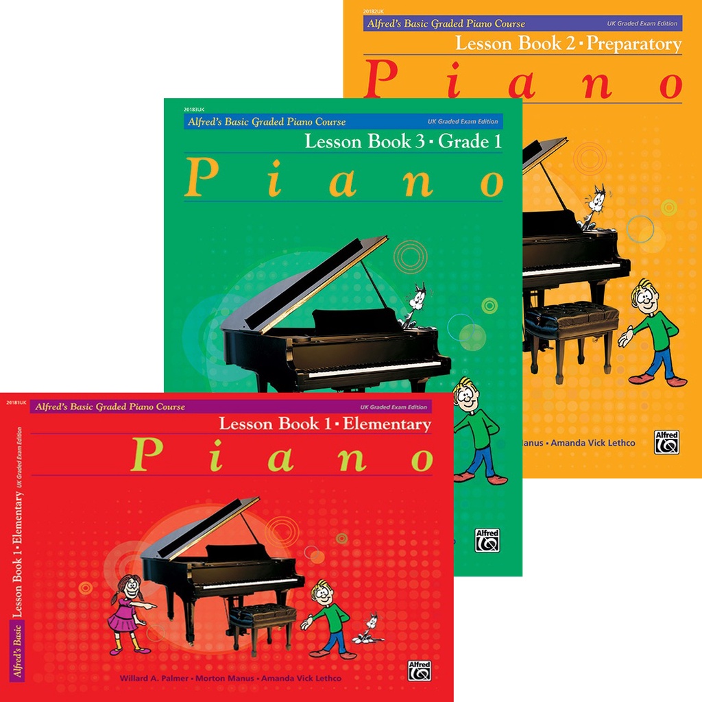 Alfred's Basic Graded Piano Course : Lesson Book | Shopee Thailand