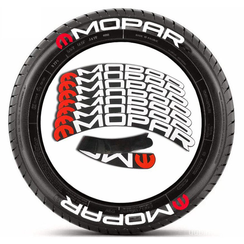 3D Tire Letters Sticker Car Tire Wheel Sticker Auto Motorcycle Tires ...