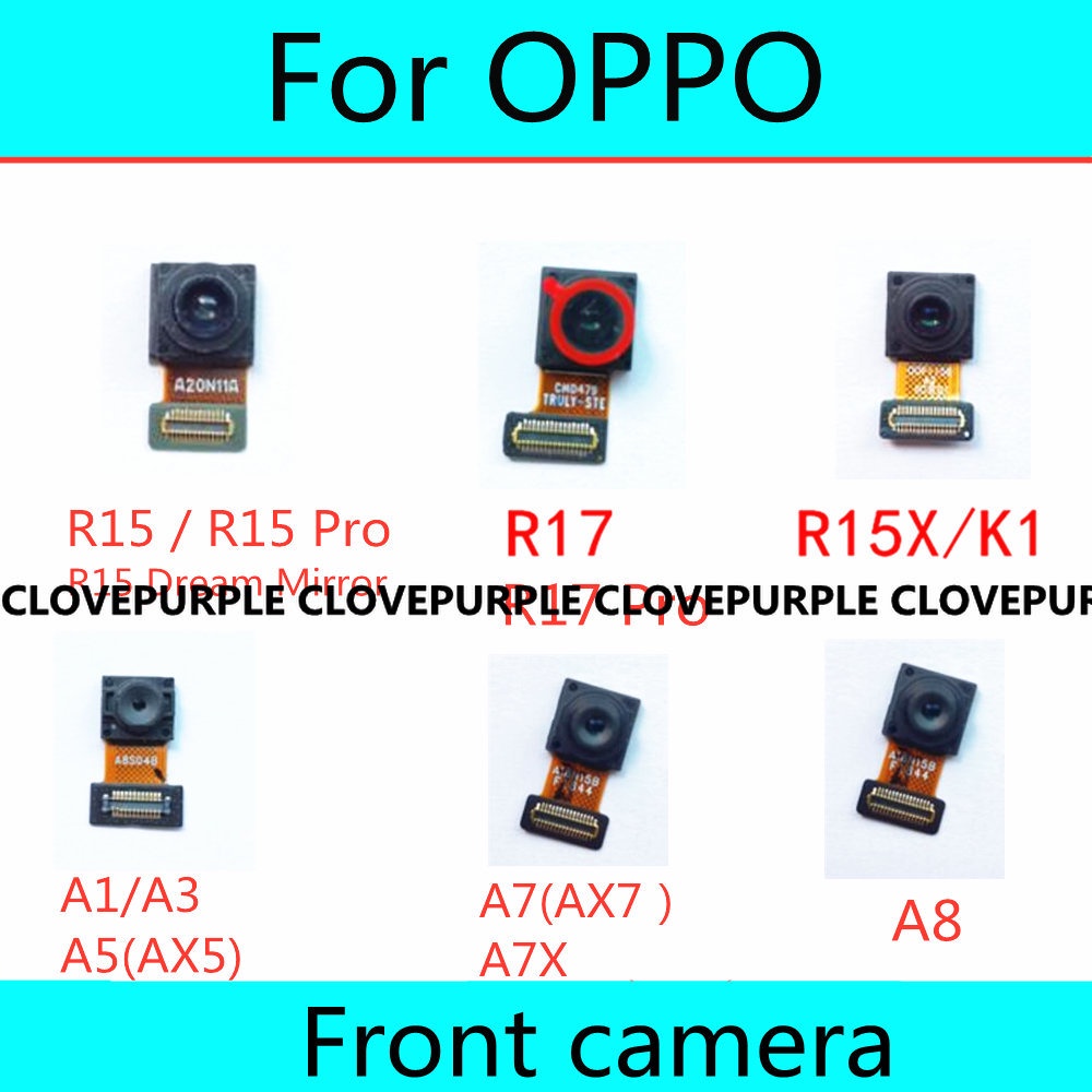 อะไหล่โมดูลกล้องหน้า สายอ่อน ขนาดเล็ก แบบเปลี่ยน สําหรับ OPPO R15 R17 Pro R15X K1 A1 A83 A3 A5 ...