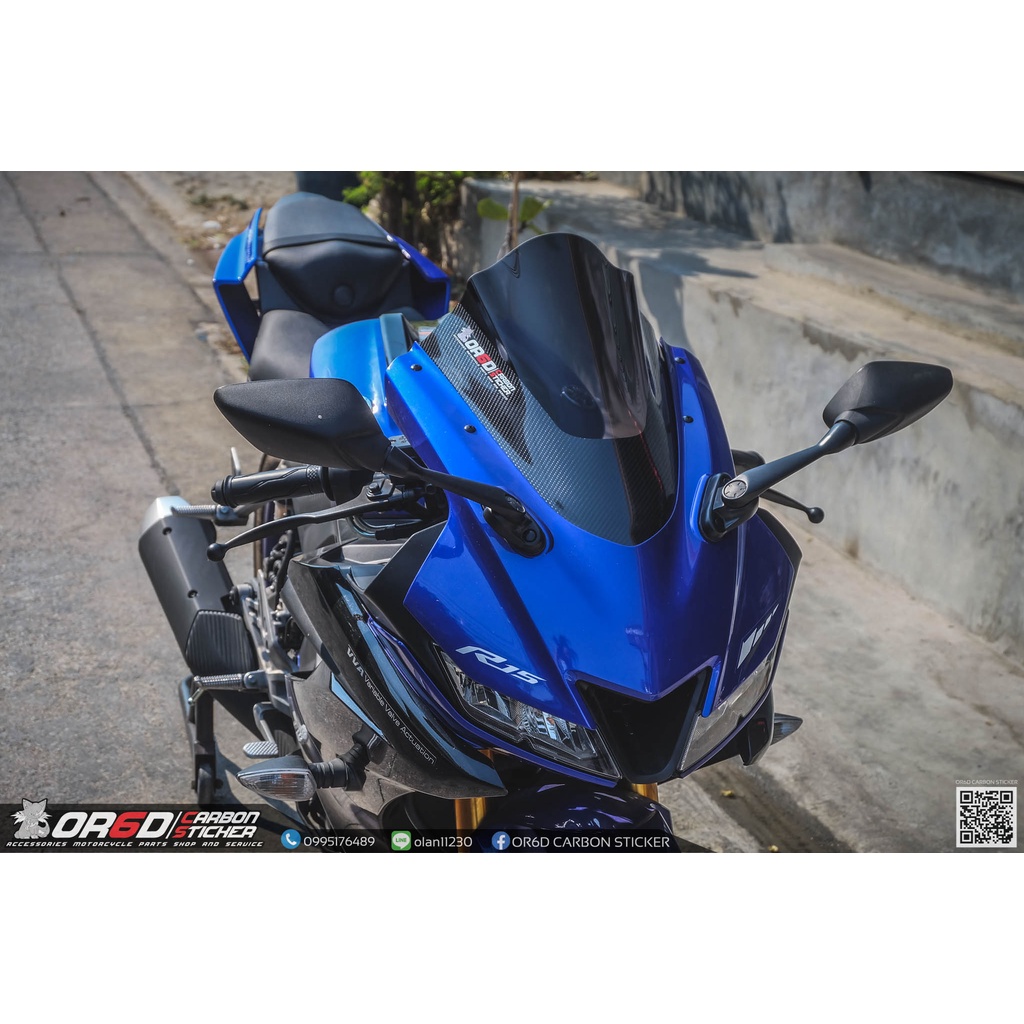 ชิว R15 2017-2021 ทรง SL งานทรงแท้ OR6D มีให้เลือก 3 แบบ | Shopee Thailand