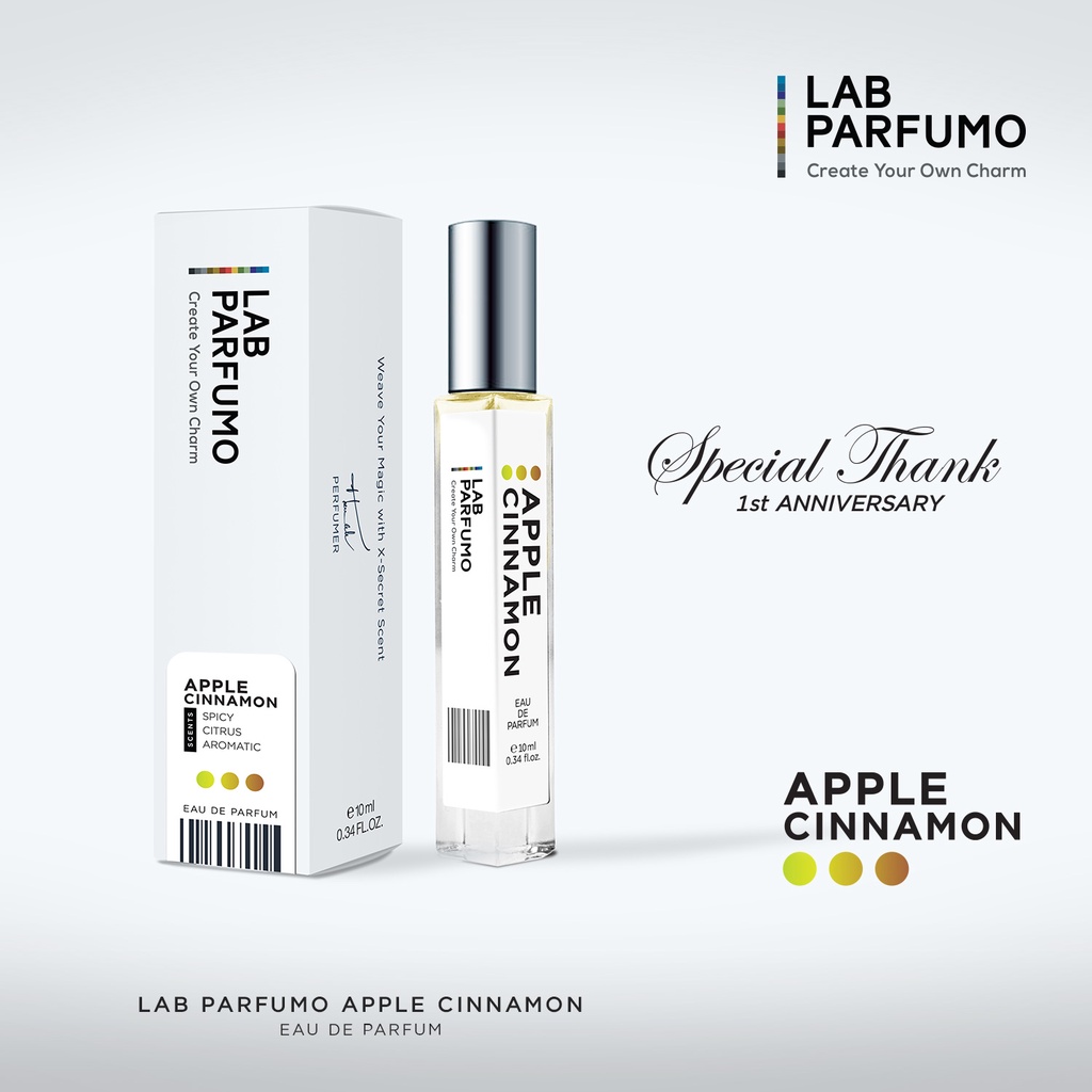 Apple Cinnamon by LAB PARFUMO ขนาด 10ml น้ำหอมกลิ่น Aromatic Spicy ให้ ...