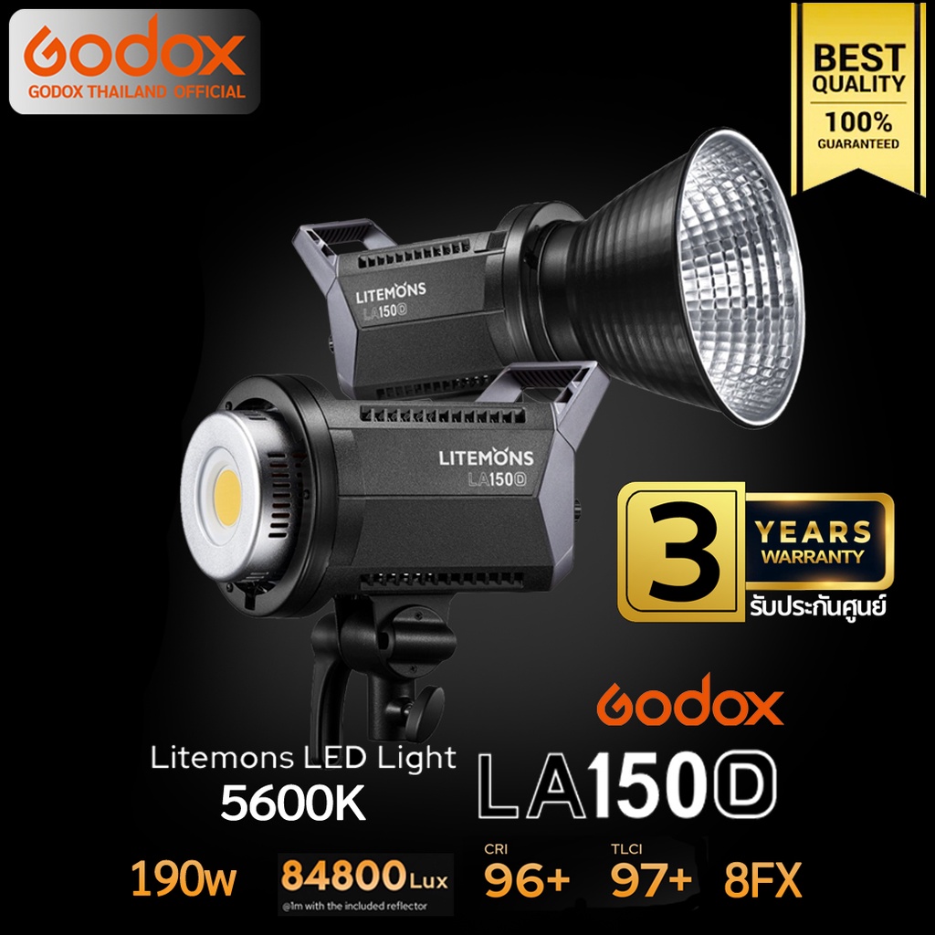 Godox LED Litemons LA150D 190W 5600K Bowen Mount - รับประกันศูนย์ Godox ...