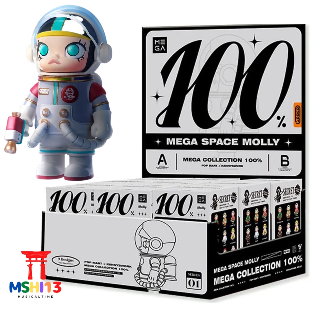 POPMART MEGA Collection 100% Space Molly Series | Shopee Thailand