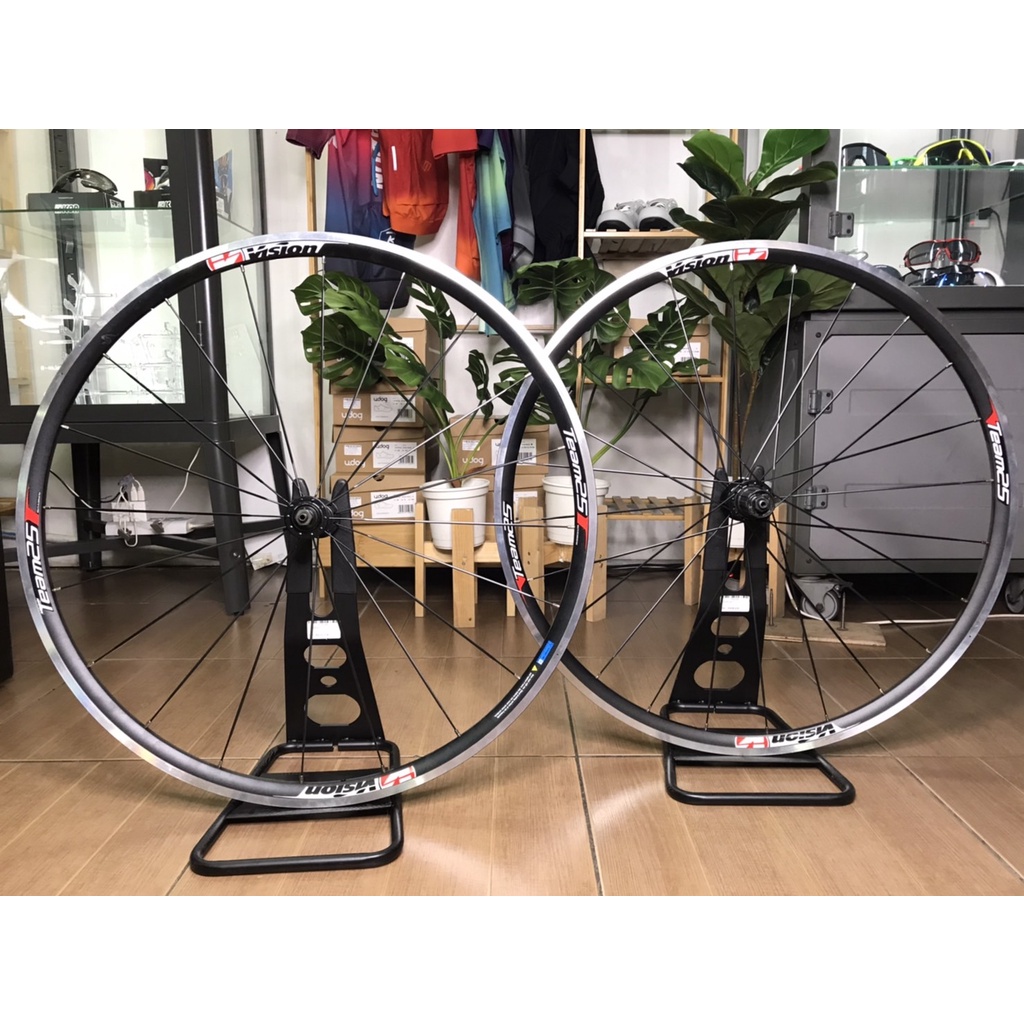 ล้อเสือหมอบ Vision team 25 สติ้กเกอร์แดง วัสดุอลูมีเนียม สติกเกอร์แดง ...