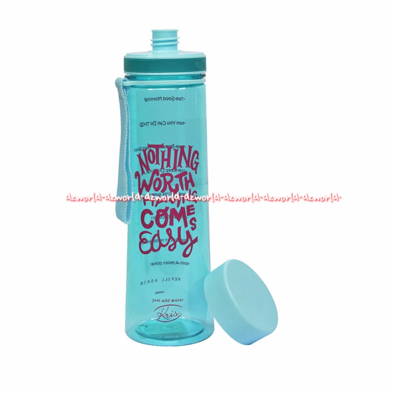 Kris 1 ลิตรขวดเครื่องดื่ม Tosca Blue Drink Bottle with Nothing Waving ...
