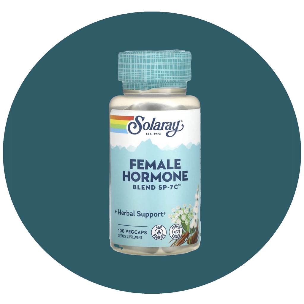 Solaray, Female Hormone Blend SP-7C, 100 VegCaps | Shopee Thailand